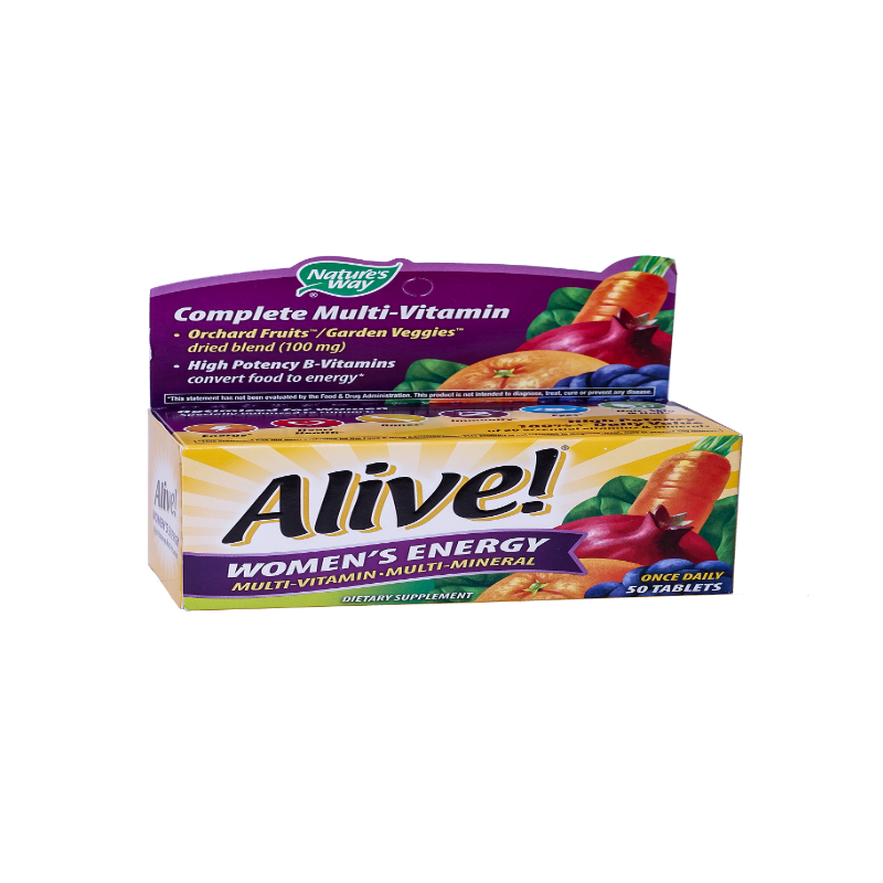 Sport City | Productos: ALIVE! WOMENS ENERGY 50TABS QUINFICA